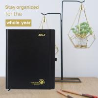 China ODM Black Weekly Planner 2023 10.5x8.5 Inch Hourly Intervals Academic Agenda for sale