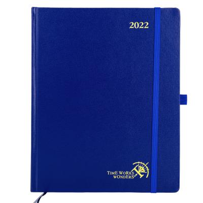 China Vegan Leatherette Weekly Monthly Daily Planner 80GSM Ivory Paper A5 for sale
