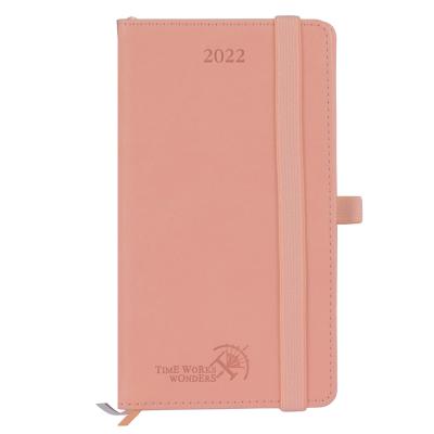 China 100GSM Ivory Paper Pocket Size Weekly Planner With Vertical Layout for sale
