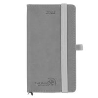 China 80GSM Ink Resistant Ivory Paper Planner FSC Certified Grey Softcover 3.5x6.5 Inch for sale