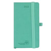 China Green Spiral Pocket Size Weekly Planner 3.5x6.5 Inch PU Softback 2023 for sale