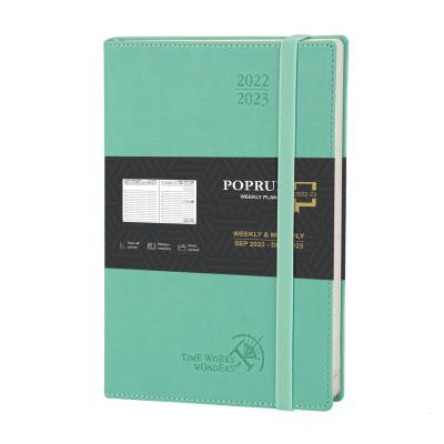 China 16 Months ECO Friendly Academic Planner With Hourly Monthly Tabs for sale