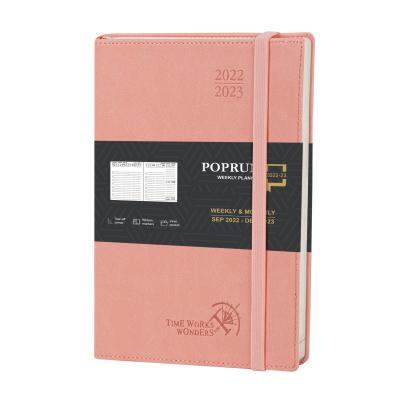 China 80GSM Ivory Paper Eco Friendly Academic Planner Sept 2023 to Dec 2023 8.75x6.63 Inch for sale