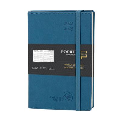 China 8.75x6.63 Inch Academic Weekly Planner 16 Month Sept 2023 to Dec 2023 Hard Cover for sale