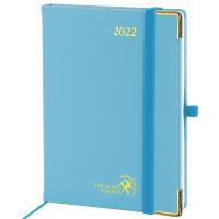 China Blue 7.75x6.5 Inch Vertical Weekly Planner 2023-2024 12 Month Academic Schedule for sale