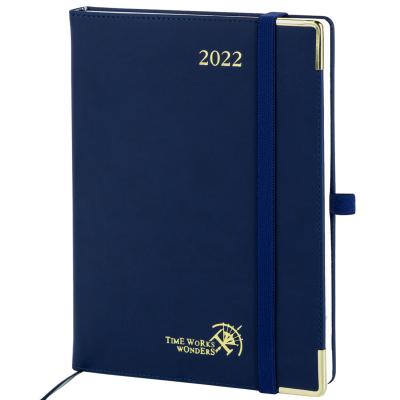 China C8LK7 Eco Friendly Academic Planner 2023 7.75x6.5 Navy Blue Vertical Layout for sale