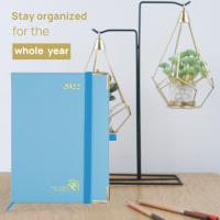 China Blue 7.75x6.5 Inch Vertical Weekly Planner 2023-2024 12 Month Academic Schedule for sale