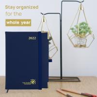 China C8LK7 Eco Friendly Academic Planner 2023 7.75x6.5 Navy Blue Vertical Layout for sale