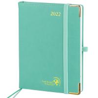 China Green 7.75'' x 6.5'' ECO Friendly Monthly Planner With Hourly Schedule for sale