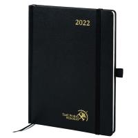 China FSC 2023 Academic Planner 6.5x7.75 Inch Vegan Leather Weekly Monthly Calendar for sale
