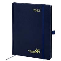 China Navy Blue 2023 Hardcover Weekly Planner 80GSM Ivory Paper 8.75x6.63 Inch for sale