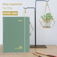 China Compact Handy Hardcover Weekly Planner 6.63x8.75 Inch Medium Size for sale
