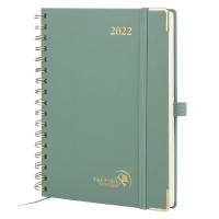 China Custom 2023 8.75''x6.63'' Monthly Weekly Planner Medal O Binding for sale