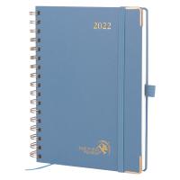 China 8.75''X 6.63'' Light Blue Planner Personalised 2 Page Per Week Agenda for sale