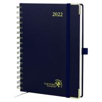 China Navy Blue Custom Academic Planner 100GSM Ivory Paper Weekly Design for sale