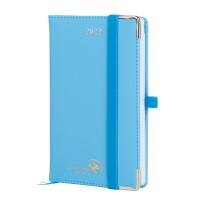 China ODM Blue 12 Month Weekly Planner Compact Vertical Layout 6.75x4 Inches for sale