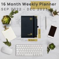 China Casebound Hardcover Academic Planner 2023 2023 Monthly Weekly Schedule for sale