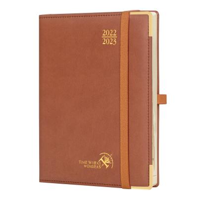 China Sponge Filled Hardcover Academic Planner 2 Page Weekly Spreads Design for sale