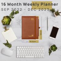 China Sponge Filled Hardcover Academic Planner 2 Page Weekly Spreads Design for sale