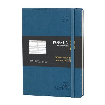 China 100GSM Ivory Paper Large Academic Planner Weekly Daily Schedule for sale