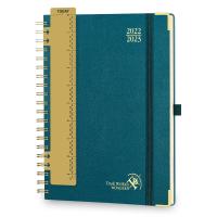 China Hardback A4 Size Weekly Academic Planner 16 Months Pacific Green for sale