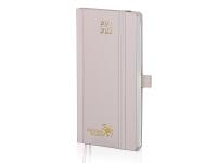 China Light Pink Wirebound Hardcover Academic Planner With Hourly Schedule for sale