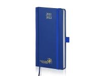 China Royal Blue 4.25x6.75 Inch Spiral Weekly Planner Twin Wire Binding 12 Month for sale