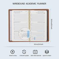 China Softcover Pocket Weekly Planner 12-Month Aug 2023 to Aug 2024 3.88x6.63 Inches for sale