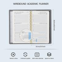 China 3.88''X6.63'' Pocket Size Weekly Planner With Easy Search Corners for sale