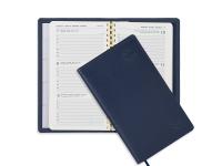 China Navy Blue Pocket Size Weekly Planner 12 Month Customization Available 3.88x6.63 Inch for sale