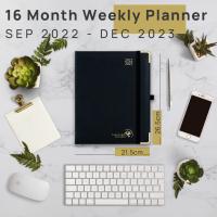 China FSC 16 Month Student Weekly Planner September 2023 to December 2023 10.5x8.5 Inch for sale