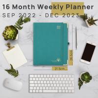 China Donau Blue Vertical Layout Weekly Planner With FSC Certified Paper for sale