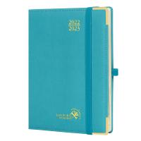 China OEM Turquoise Vertical Student Weekly Planner Sept 2023 Dec 2023 10.5x8.5 Inch FSC Paper for sale