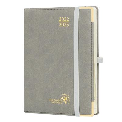 China Soft Cover Student Weekly Planner Grey With 30 Minute Intervals for sale