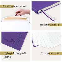 China Purple Softcover Weekly Academic Planner 6.5x8.5 Inch Hourly Schedule Monthly Tabs for sale