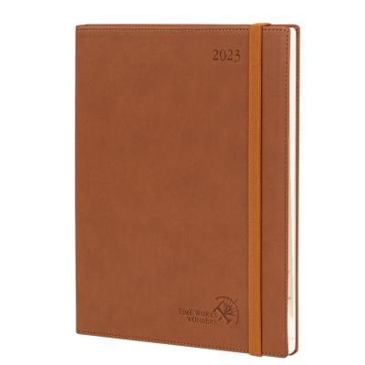 China 10.5x8.5 Inch 2023 Daily Weekly Planner 100gsm Ink Resistant Paper for sale