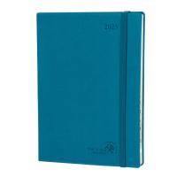 China Custom Weekly Planner 2023 10.5x8.5 Inch Night Blue Soft Cover with Elastic Band for sale