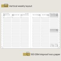 China 2023 Weekly Planner 6.5x8.5 Inches Daily Schedule Yearly Agenda FSC Paper for sale