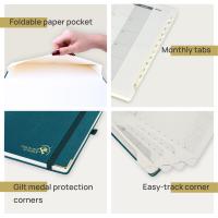 China Custom Hardcover Weekly Planner 2023 8.5x6.5 Inches Daily Monthly Schedule 100gsm Paper for sale