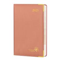 China 2023 A5 Daily Weekly Monthly Planner 80gsm Paper Pink Schedule Agenda for sale