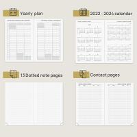 China Pacific Green Executive Daily Planner 2023 , Customization A5 Daily Schedule Planner for sale