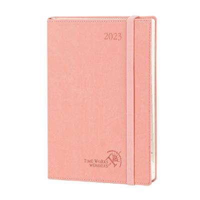 China Custom 2023 Weekly Academic Planner 4.33x6.69in Pink FSC Paper 100pcs MOQ for sale