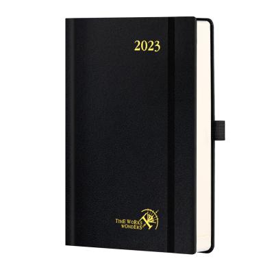 China A5 2023 Daily Planner Hardcover Leatherette Paper 1 Page Per Day OEM ODM for sale