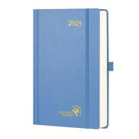 China A5 Hardcover Daily Planner 2023 Light Blue 1 Page Per Day FSC Paper 80GSM for sale