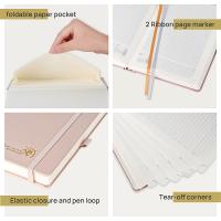 China A5 Daily Agenda 2023 Daily Planner Yearly Monthly Plan Paper Pocket Tear Off Corners for sale