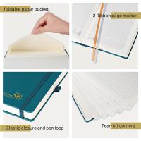 China A5 Leatherette Hardcover 2023 Daily Planner 1 Page Per Day FSC Certified Paper for sale