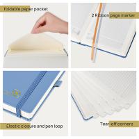 China A5 Hardcover Daily Planner 2023 Light Blue 1 Page Per Day FSC Paper 80GSM for sale