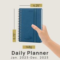 China Night Blue 2023 Weekly Planner 6.5x8.5in Spiral FSC Paper Daily Weekly Planner for sale
