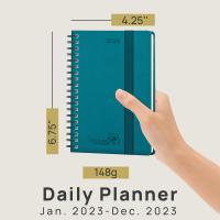China Mini Spiral Planner 2023 6.75x4.25in Softcover Daily Weekly Monthly Agenda for sale