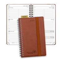 China Custom Mini Weekly Planner 2023 2024 6.75x4.25in Wire O Binding Daily Diary 100GSM Paper for sale
